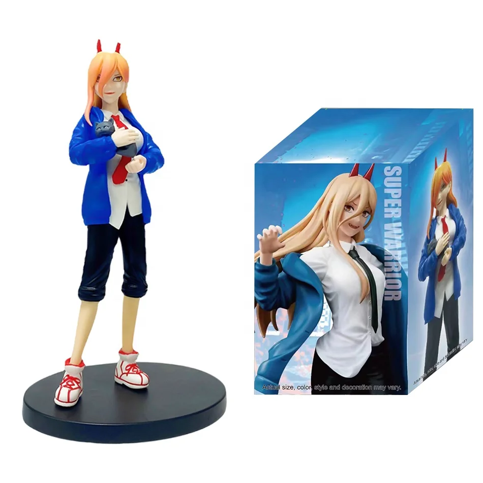 Japan Hot Anime Figure Chainsaw Man Denji Handsome Wearing Helmet Saw ...