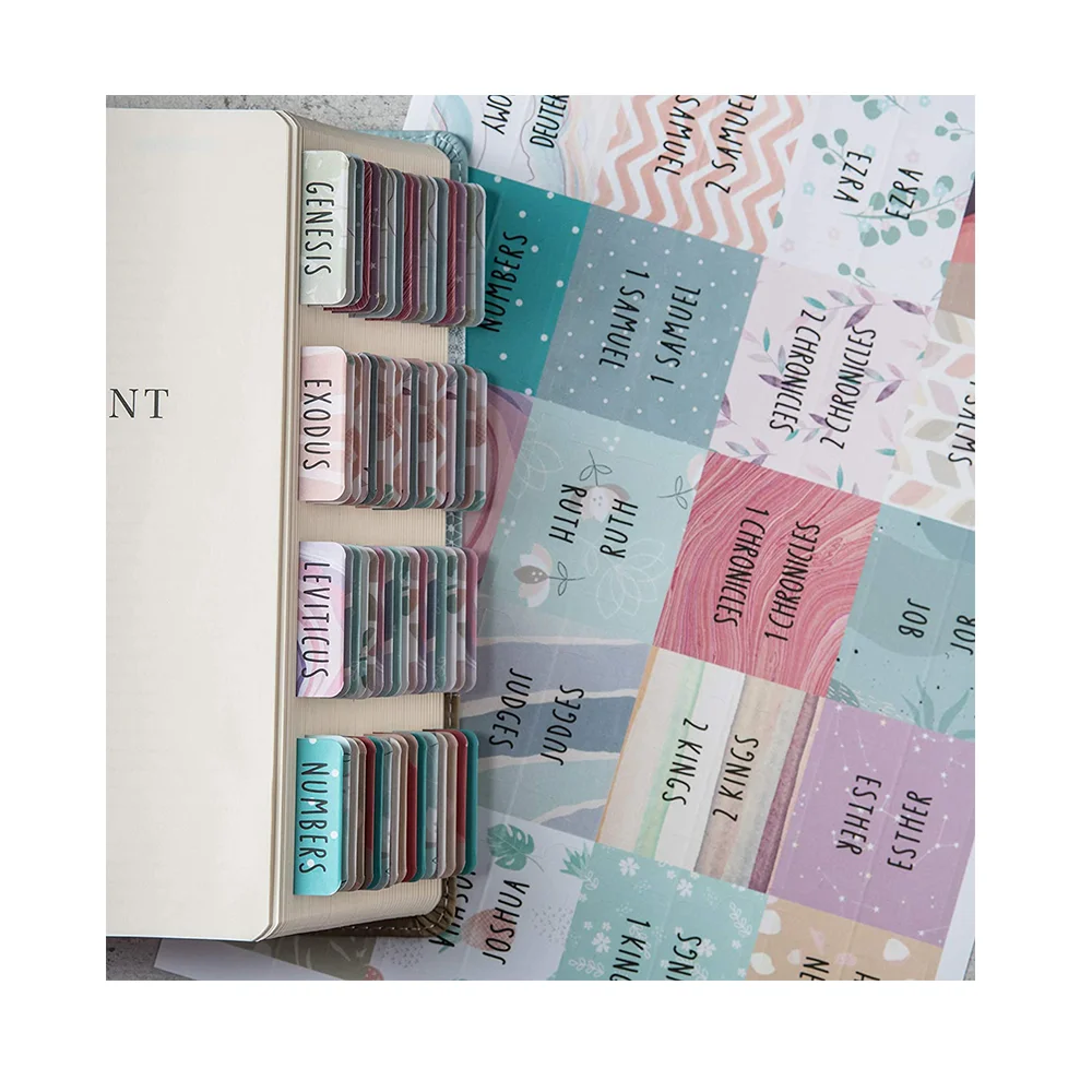 Large Print Laminated Bible Tabs Personalized Bible Journaling Tabs ...
