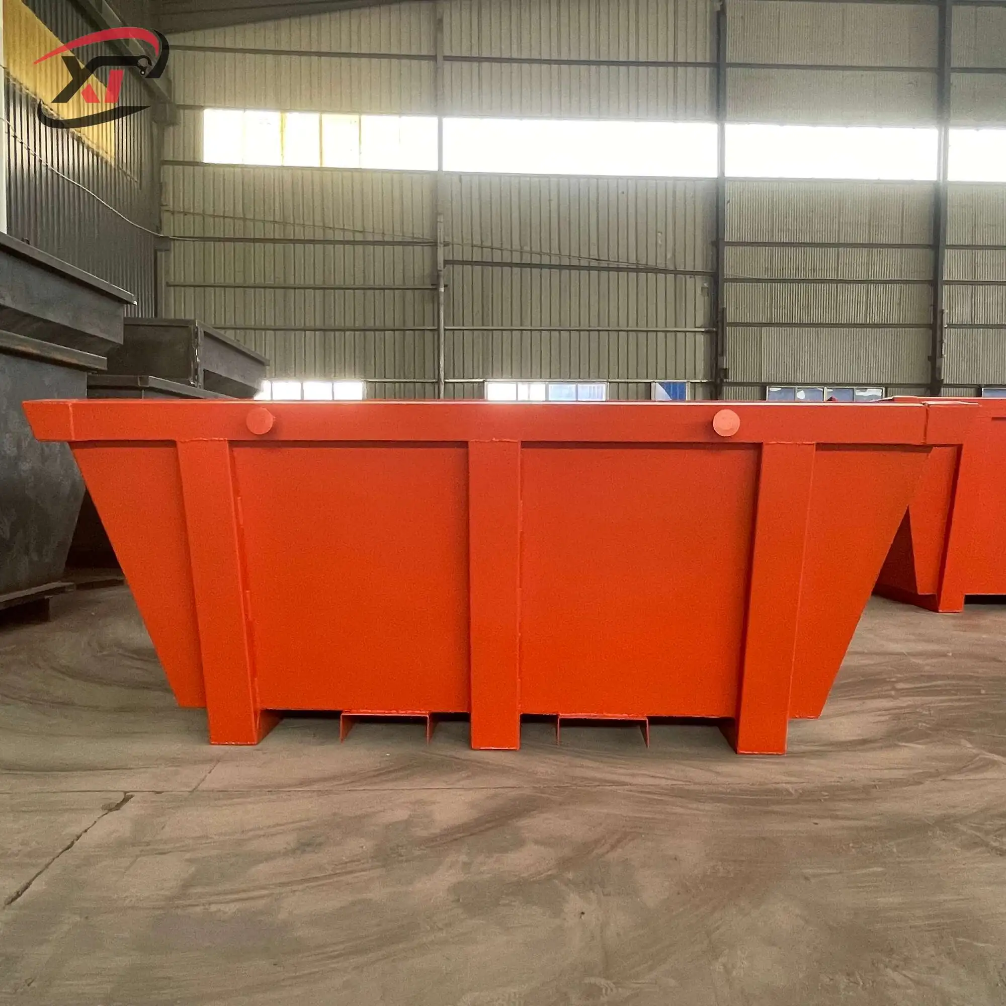 20 Yard Stackable Open Top Roll on Roll off Container Truck Part Scrap ...