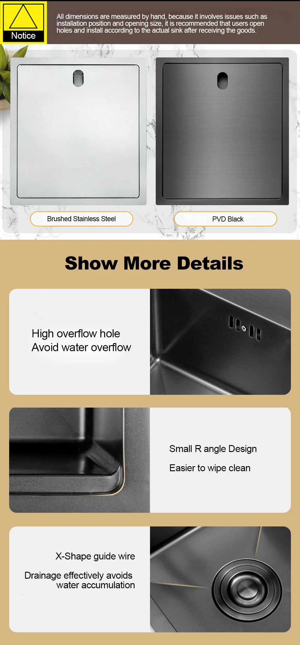 20-inch Undermount Workstation Invisible Sink - Modern Design