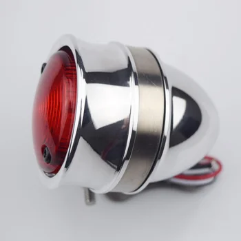 Motorcycle Led Red Rear Brake Stop Light Lamp For Custom Vintage ...