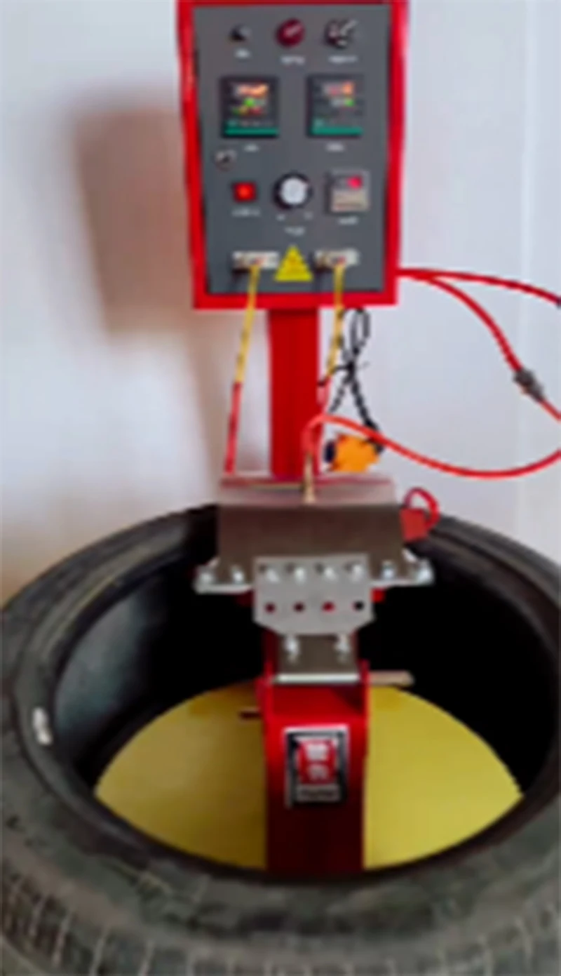 Horizontal Tire Repair Machine - 220V Vulcanizing Tools
