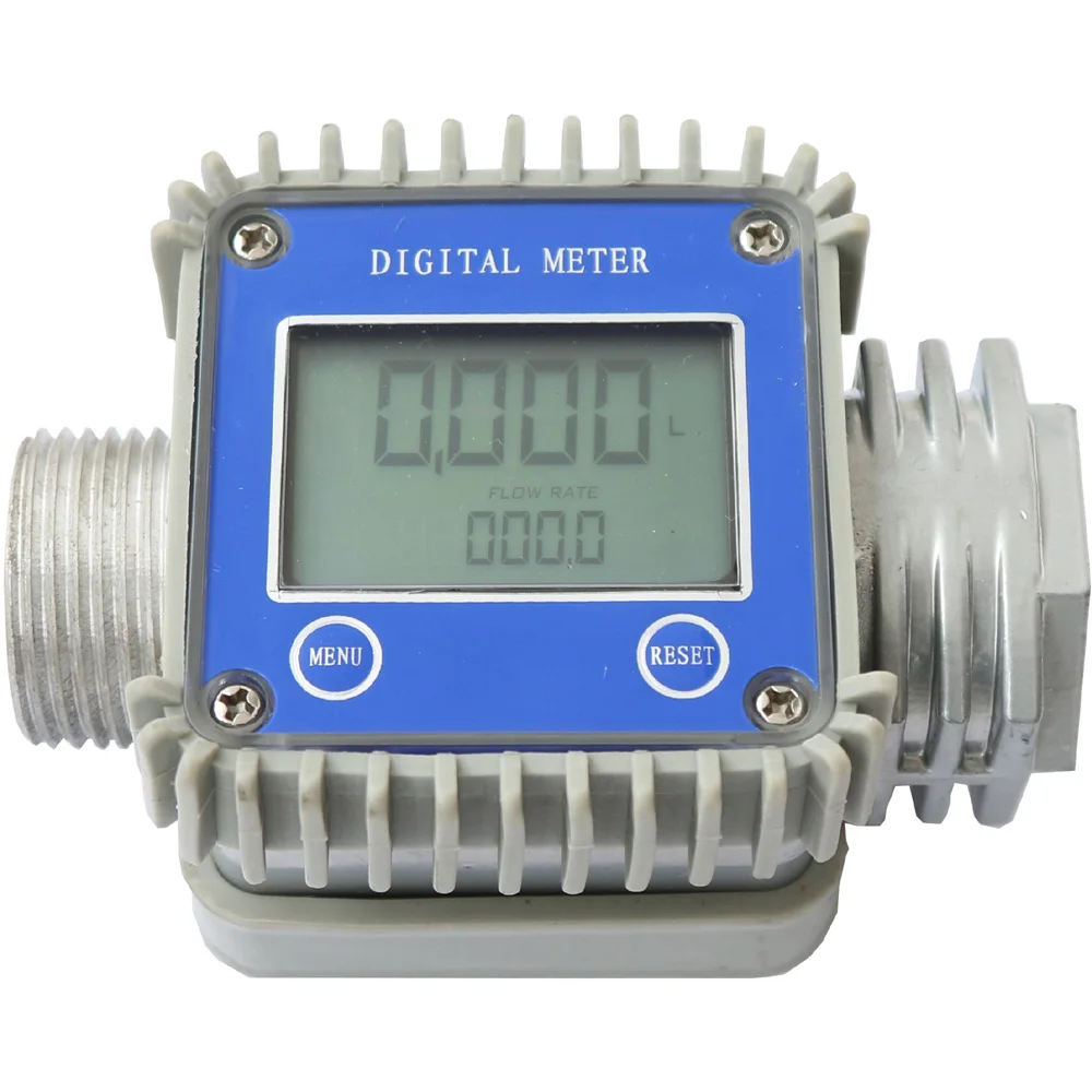 Mechanical Flow Meter 120l/min 4 Digits Analog Fuel Meter Fm-120 Diesel ...