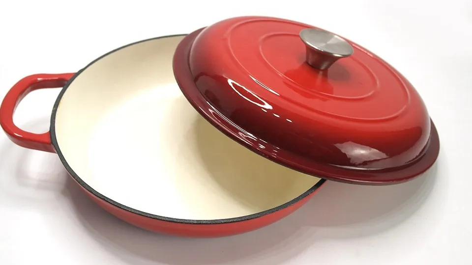 Black Marble Frying Enamel Buffet Pan Carbon Steel Nonsitck Frying Pan ...