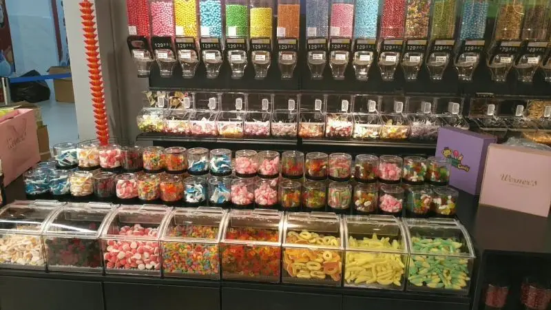 Bulk Candy Display Bulk Food Container Dry Candy Bins - Buy Candy Bin ...