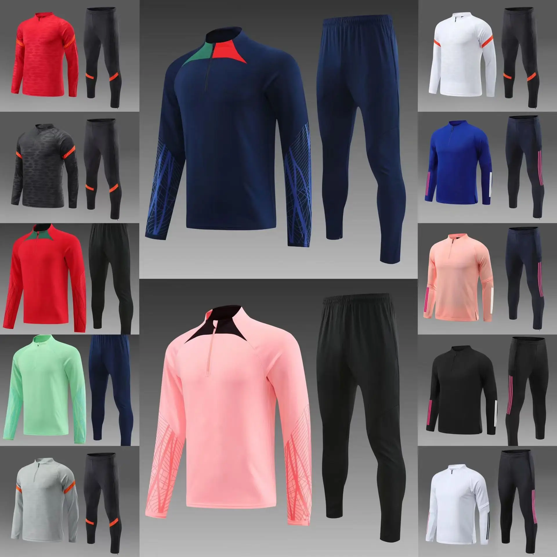 Latest Football Training Suit New Model Designs Plain Comfortable ...