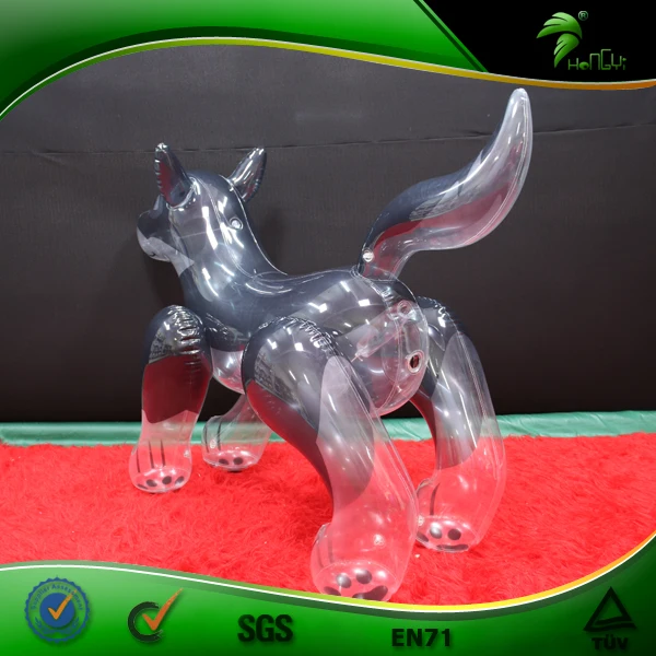 Custom Inflatable Transparent Wolf - Perfect for Events