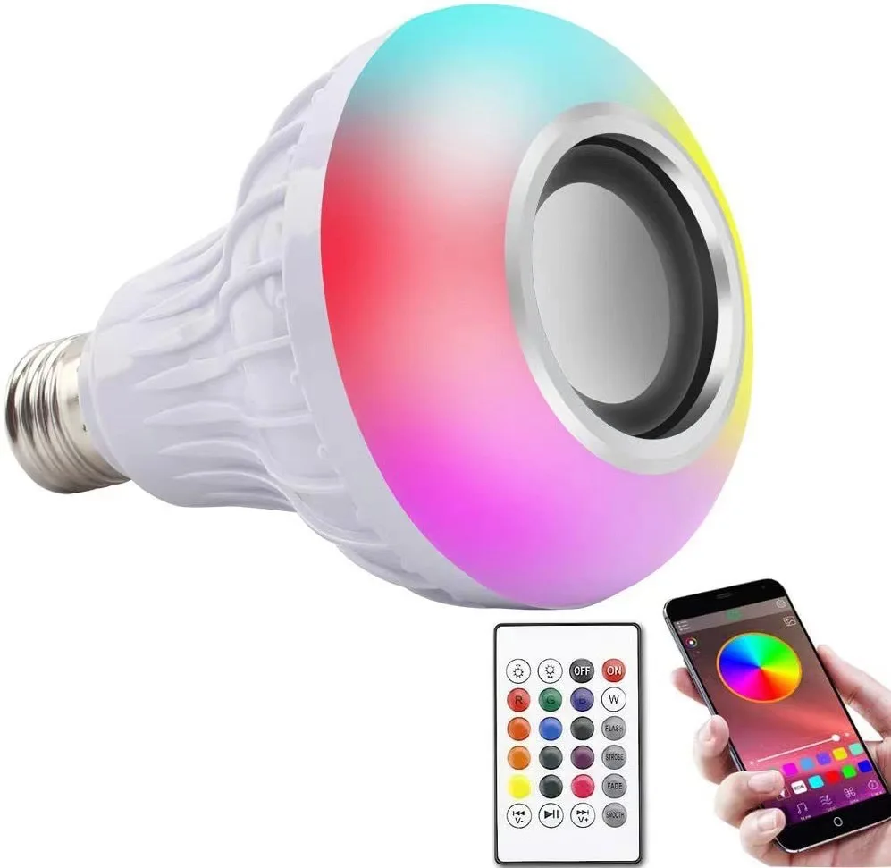 E27 RGB Smart Bluetooth Speaker - Perfect for Home Parties