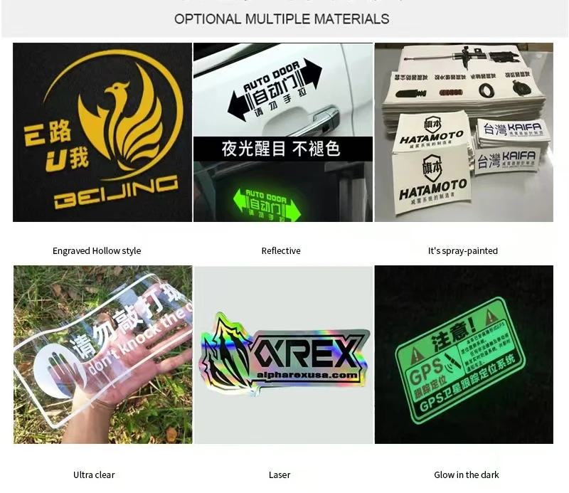 Custom Die Cut Logo Stickers - UV Resistant & Weatherproof