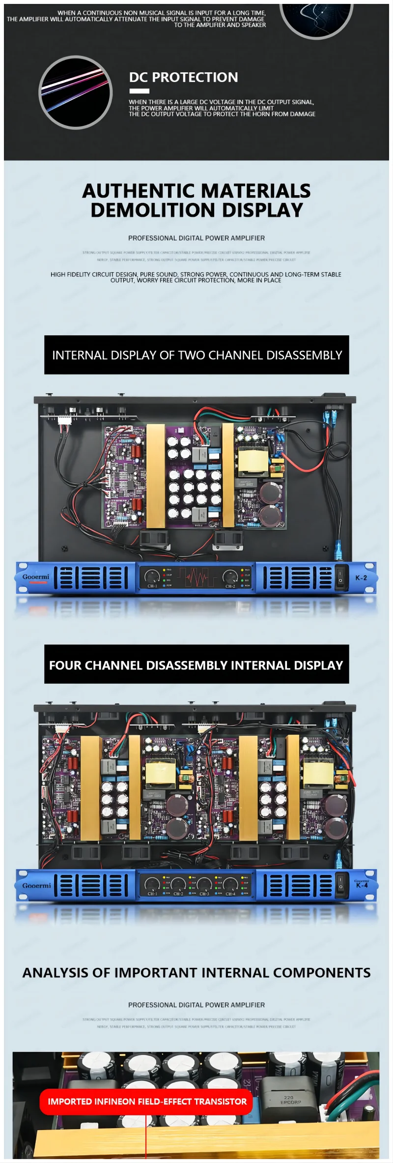 Brand New Class D Power Amplifier With High Quality| Alibaba.com