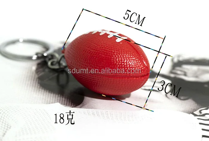 Promotion Gift Key Ring American Football Fans Keychain Usa Rugby Ball ...