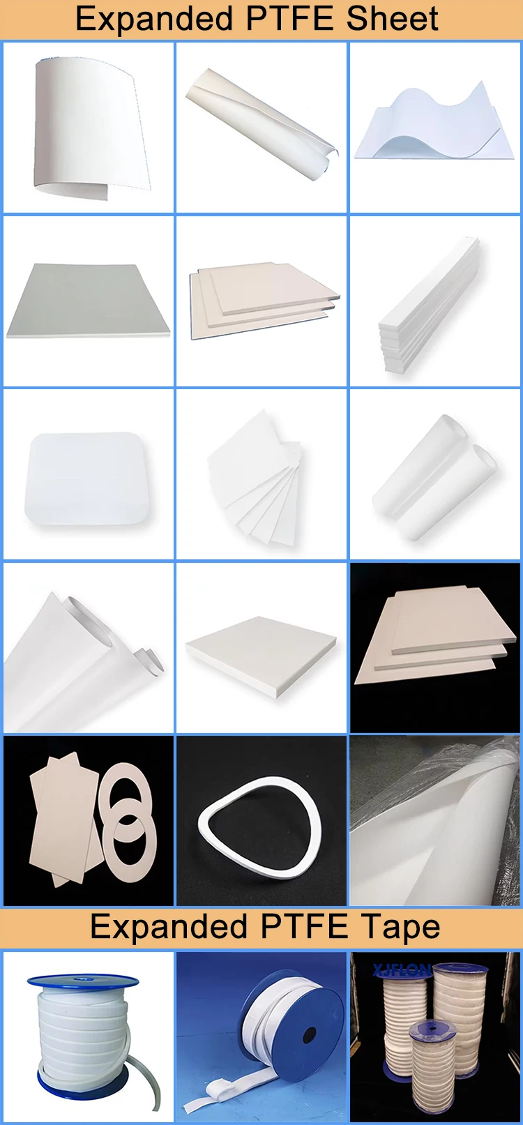 High Quality Expanded PTFE Plastic Board - Soft EPTFE Sheet