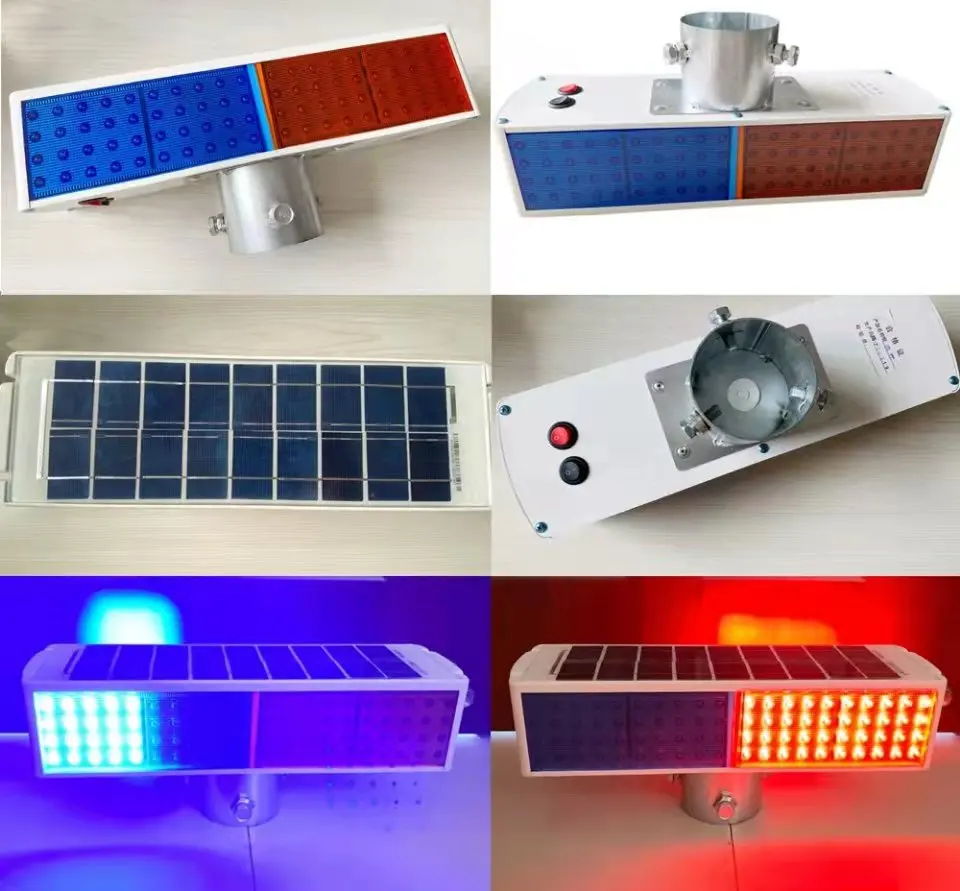 Wholesale ABS Solar Traffic Strobe Light Flashing Solar Field Light for ...