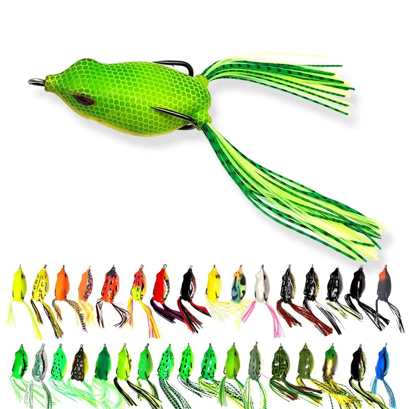 NEW OEM 8g12g18g Realistic 3D Rubber Soft Frog Fishing Lures ...