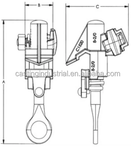 Hot Line Clamp For Hot Transformer - Buy Hot Line Clamp,Pole Line ...