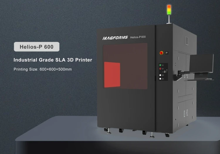 Helios-p600 Magforms Industrial SLA 3D Printer - Large Scale Printing