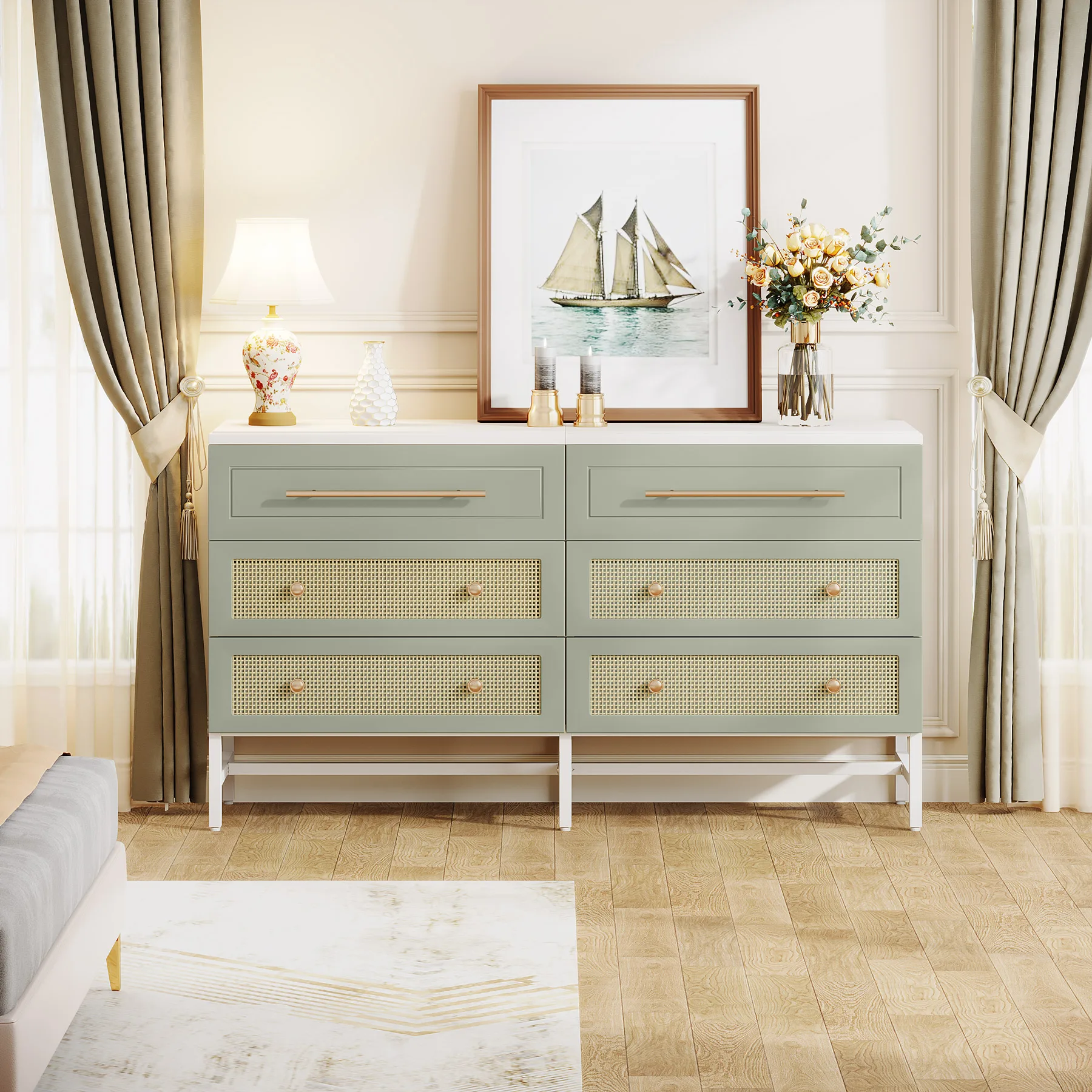 Tribesigns Modern Clothes Storage - 6 Drawer Dresser