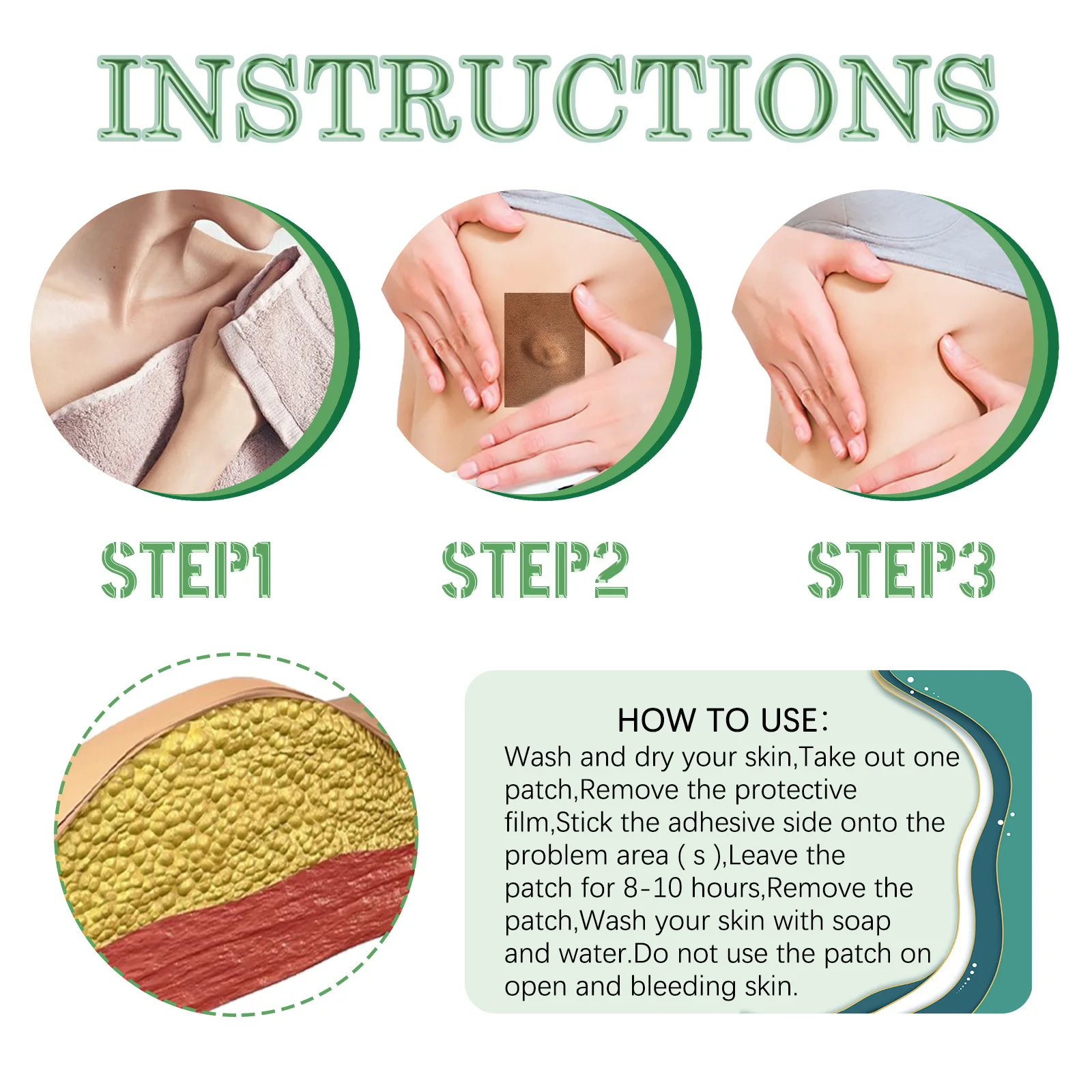 Effective Anti Swelling Lipoma Removal Patch Organic Lymphatic Drainage ...