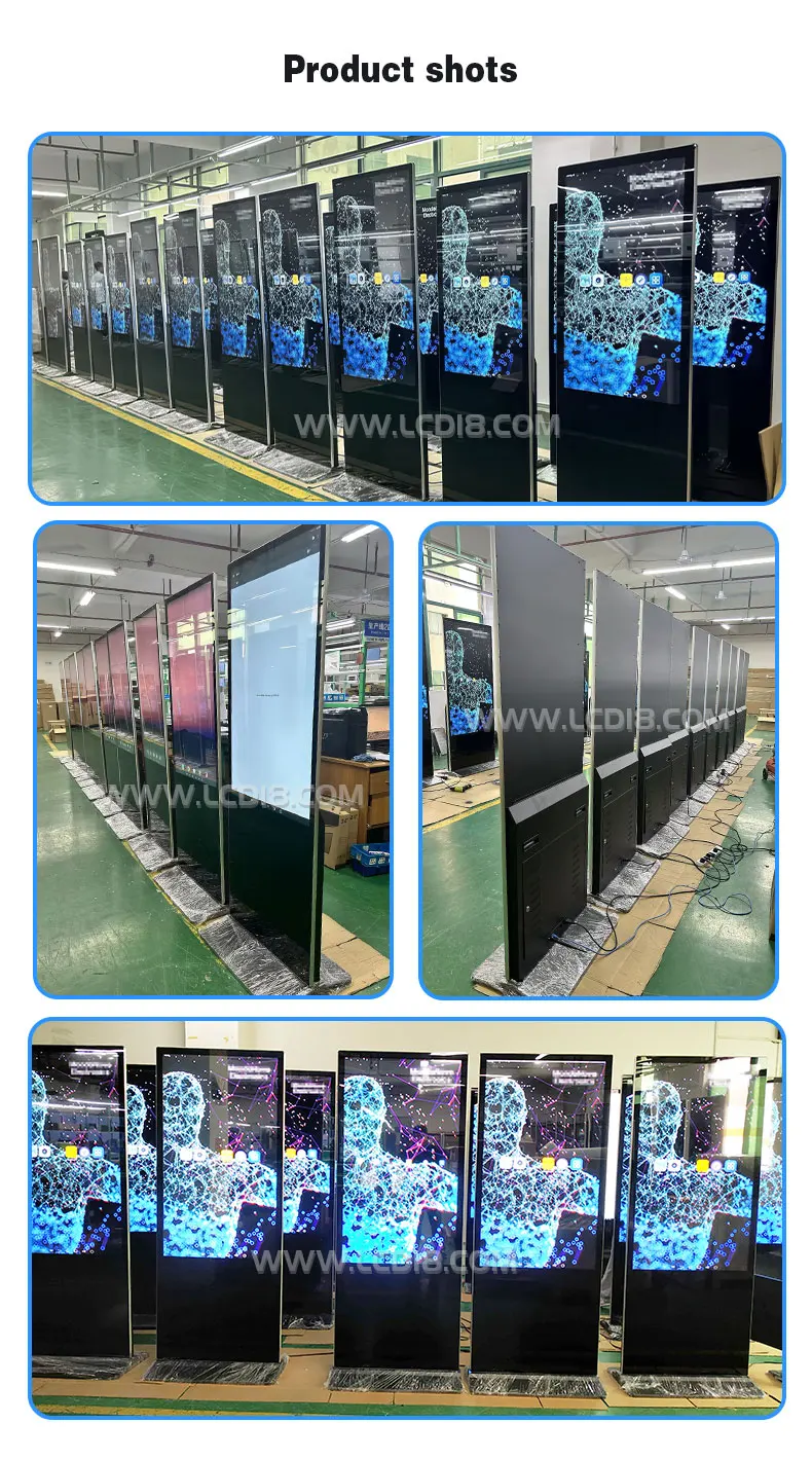 High Quality Capacitive Mall Advertising Signage 4k Touch Floor ...