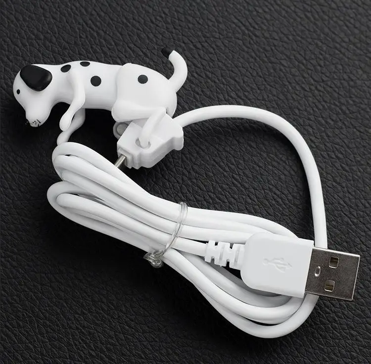Fast Charging USB Cable - 1M Spotty Dog Toy Smartphone Charger