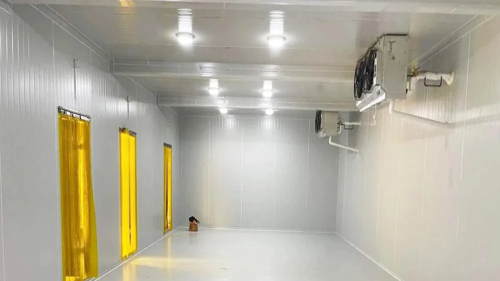 Automatic Refrigerated Cold Room Storage Walk-in Cooler Freezer With ...