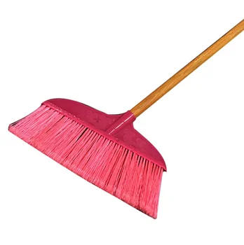 Pvc Coarted Handle Wooden Stick Mop Broom Sweeper With Stick Floor ...