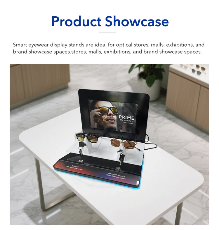 Countertop Retail POS Display Stand Rack With LCD Advertising Screen ...