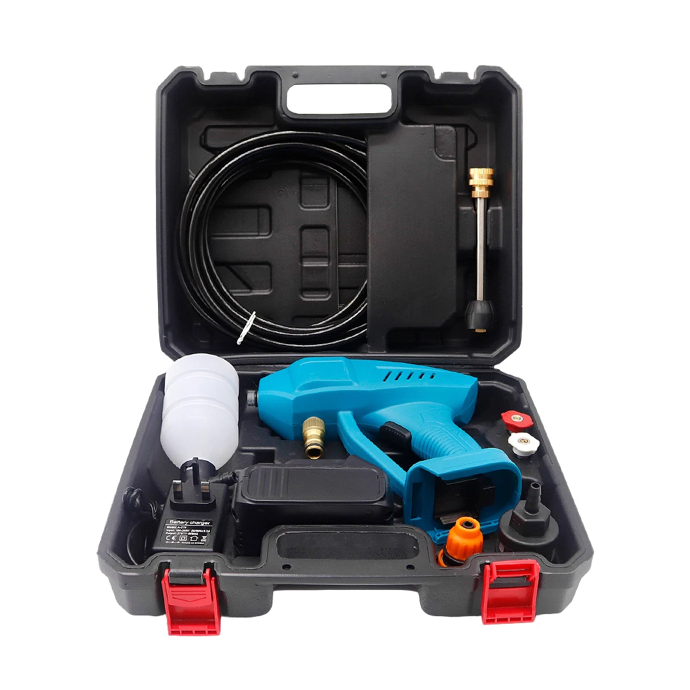 Portable Car Washer Powerful High Pressure Wireless Wash Water Cordless ...
