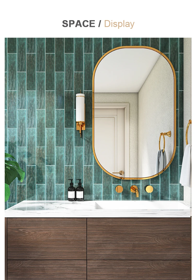 High Quality Wavy Surface Ceramic Tiles for Kitchen & Shower