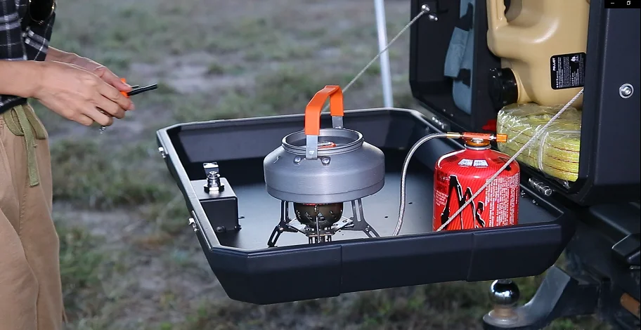 New Design 4x4 Accessories Rear Side Door Storage Box Roof Rack Storage ...