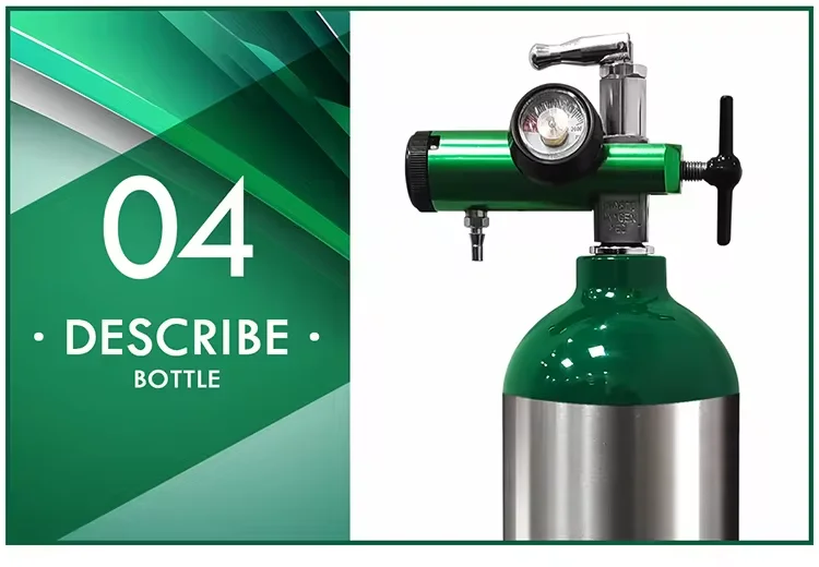 DOT EN ISO Standard 1800 Psi Aluminum Oxygen Cylinders