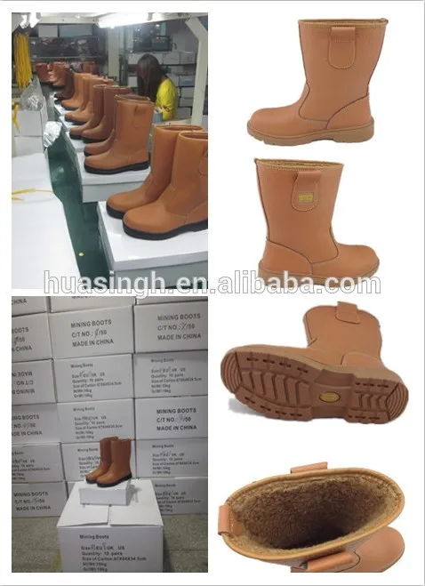 Wyx,Top-level Crazy Horse Leather Work Boots For Mining Sector Lace-up ...