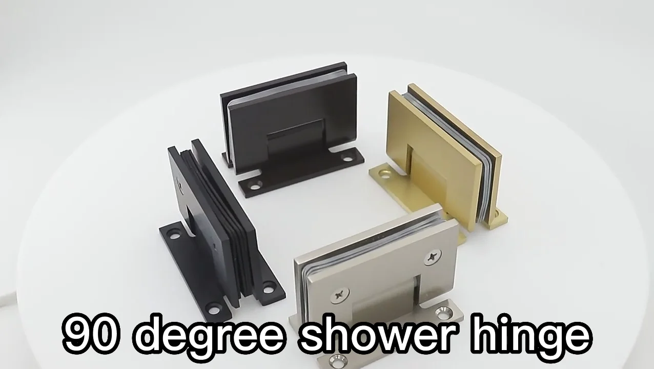 North American Brass H Type Hinge 90 Degree Wall To Glass Shower Glass ...