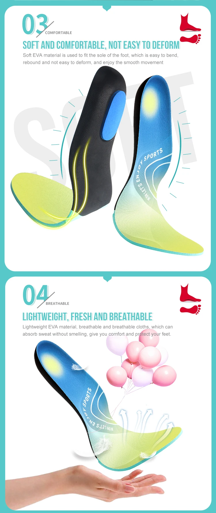 99insole Eva Orthopedic Heel Protected Hard Arch Wholesale Men O/x Leg ...