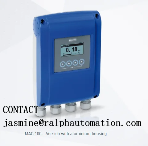 KROHNE transmitter MAC 100 Power 24VDC Liquid analytical transmitter ...