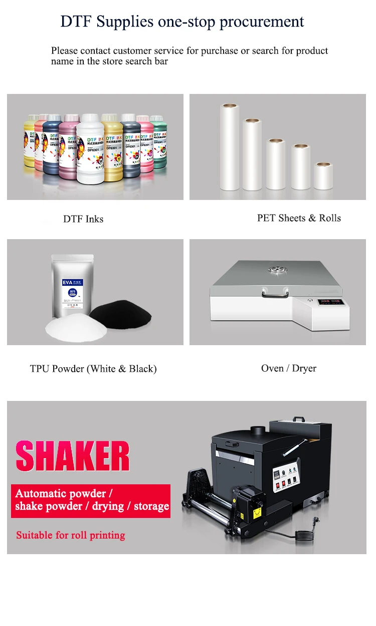 Impresora DTF L1800 R1390 de 30cm, nuevo estilo, cabezal de impresión, controlador de rollo a ...