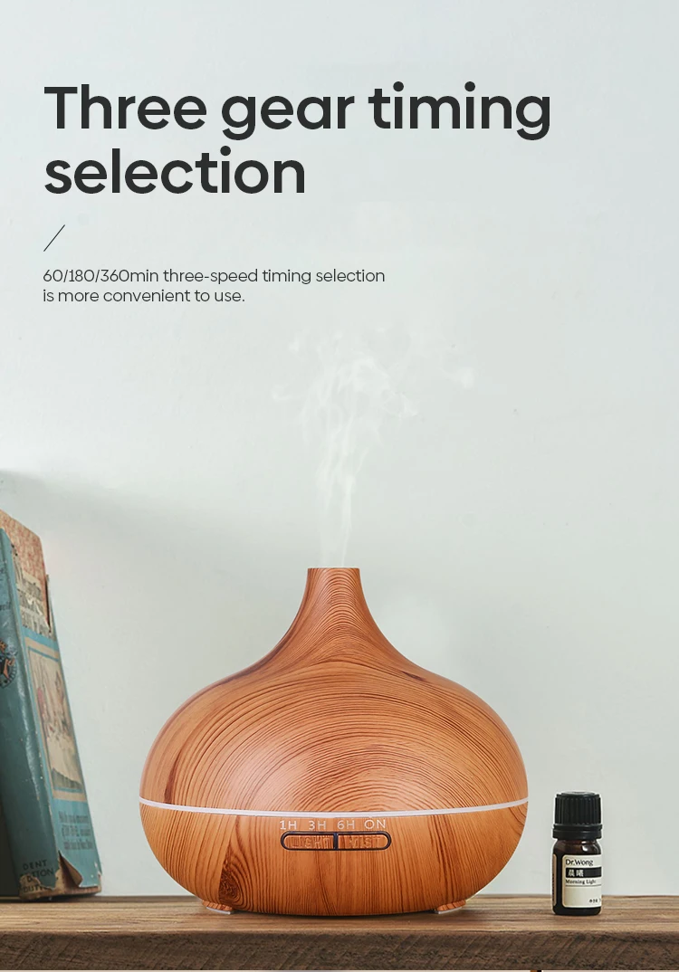 Kinscoter 500ml Essential Oil Diffuser - Aromatherapy Humidifier