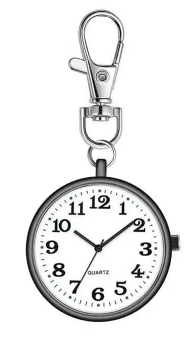 Children Nurse Student Quartz Pocket Elderly Keychain Watch Chest Watch ...