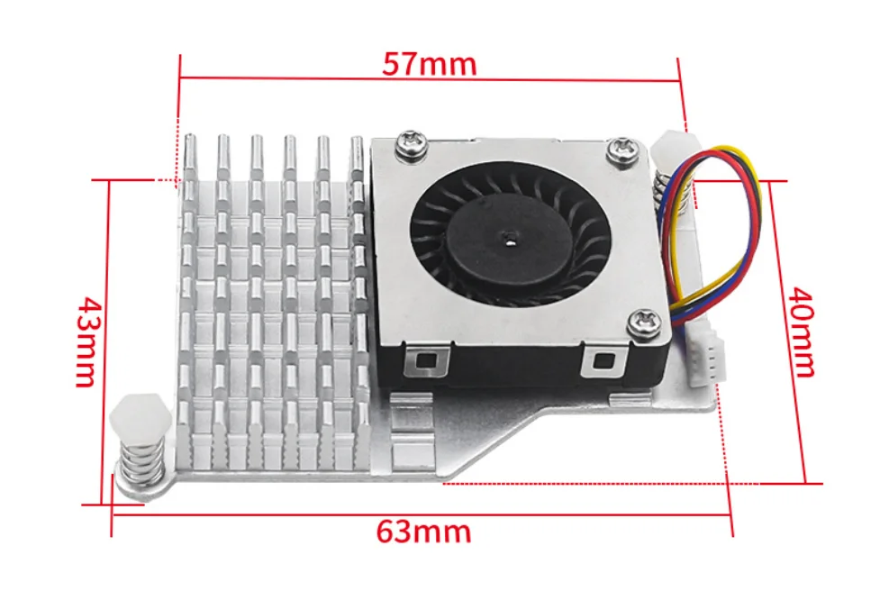 Raspberry Pi Generation 5 Radiator Active Cooler Raspberry Pi5 Aluminum Fin Blower Fan - Buy New ...