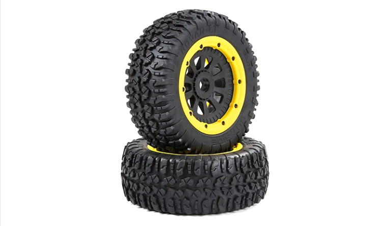 2pcs 180*70mm Rc Car Plastic Wheel Rims And Rubber Tyres For Rofun ...