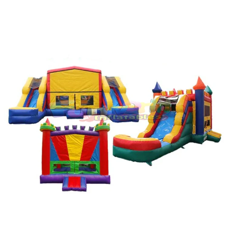 Commercial Combo Water Slide Pvc Inflatable Bounce House Kids Outdoor ...