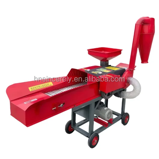 Straw Chopper, Shredding and Crushing Machine, Household Cattle and ...