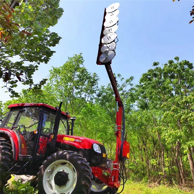 Japanese Tractor Mounted Disc Saw Trimmer Machine for Tree Branches in ...