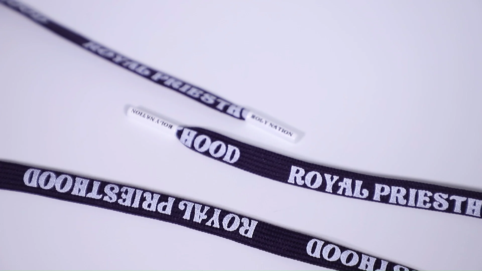 Custom Printed Drawcord Hoodie String Flat Drawstring 12mm Width Cotton ...