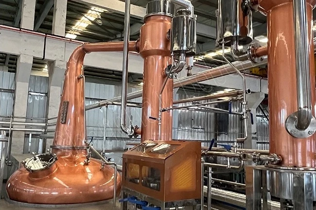 Ethanol Distillery Plant Distillation 500l Whiskey Pot Still Column ...