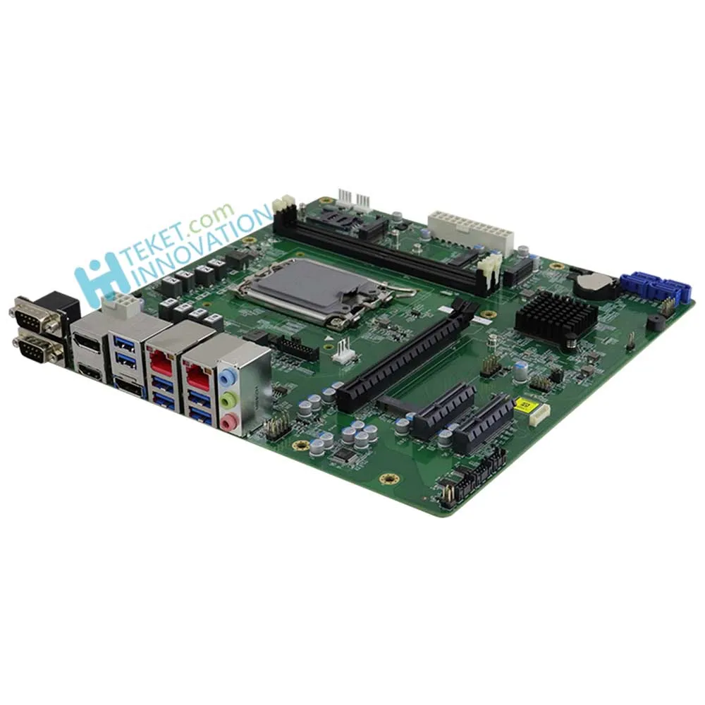 iBASE Micro ATX Motherboard MB998 Intel R680E/Q670E/W680 2xDDR5 HDI DVI ...