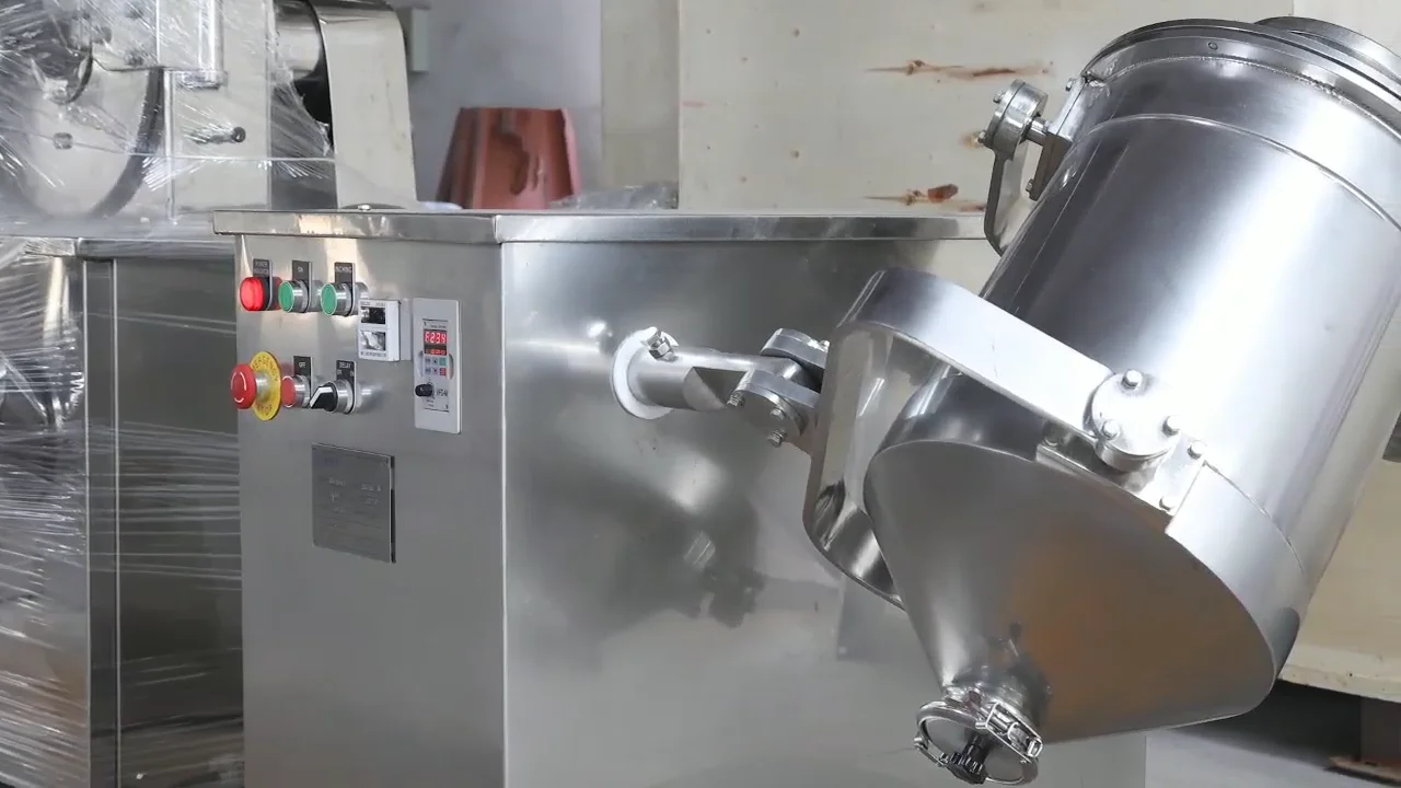 Laboratory Dry Powder Mixer 200kg Sugar Powder Mixer Machines - Buy ...