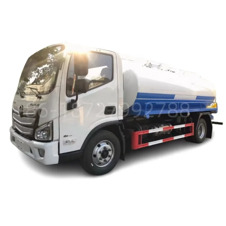 Vacuum Septic Tank Toilet Truck Foton Brand 8000liters Electric Suction ...