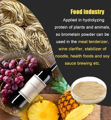Non-gmo Bromelain Enzyme Powder 100% Natural Ingredients For Meat ...