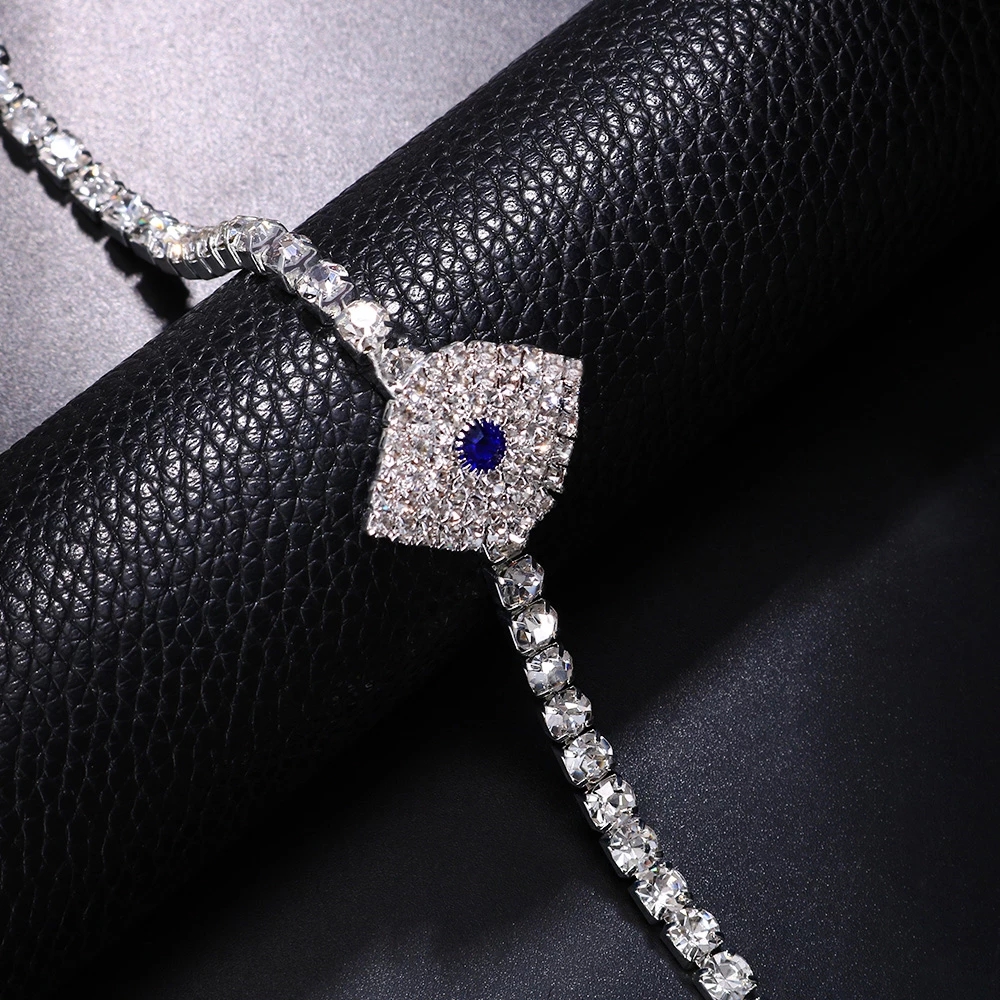 Brave Light Evil Eye Bra Chain - Festival Bling Accessory